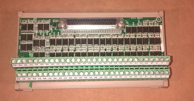 General Electric GE PLC Board IS200DTCIH1A Mark VI DIN RAIL CONTACT INP ...